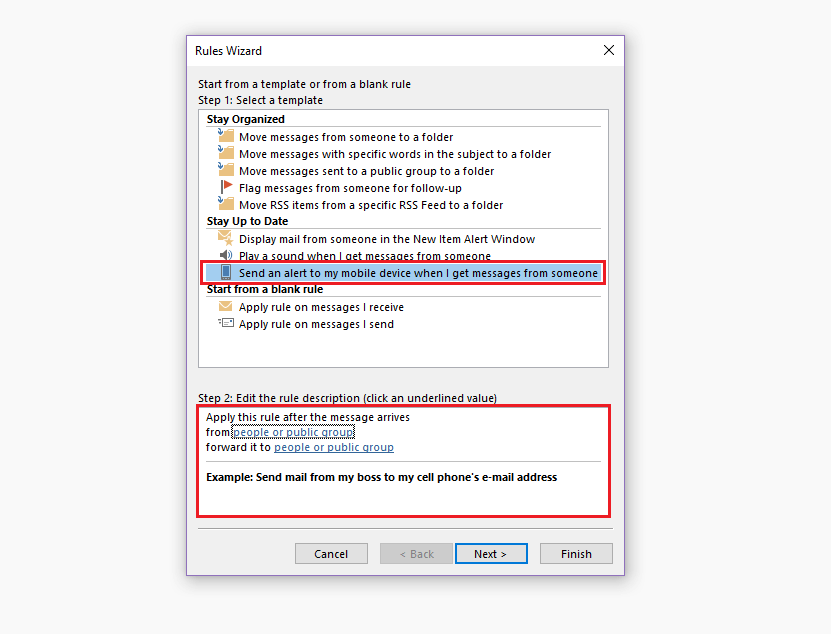 Creating Outlook rules | Here’s how - IONOS