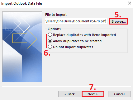 Outlook: How to open OST files and import them - IONOS