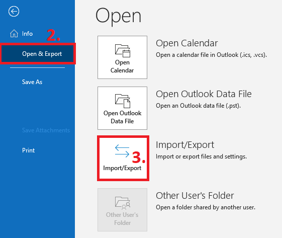 Outlook: How to open OST files and import them - IONOS