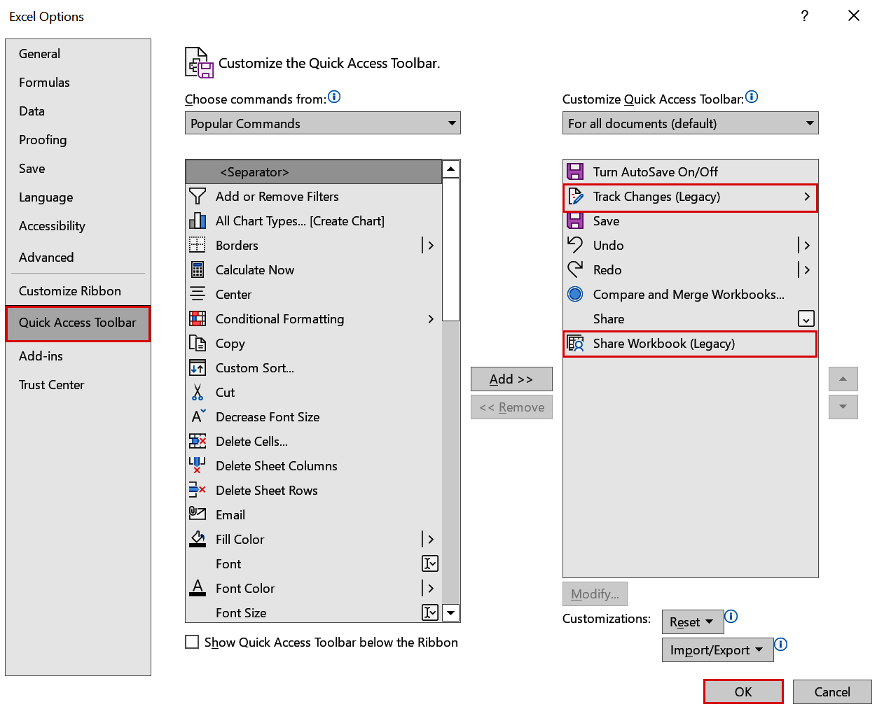 How to track changes in Excel - IONOS
