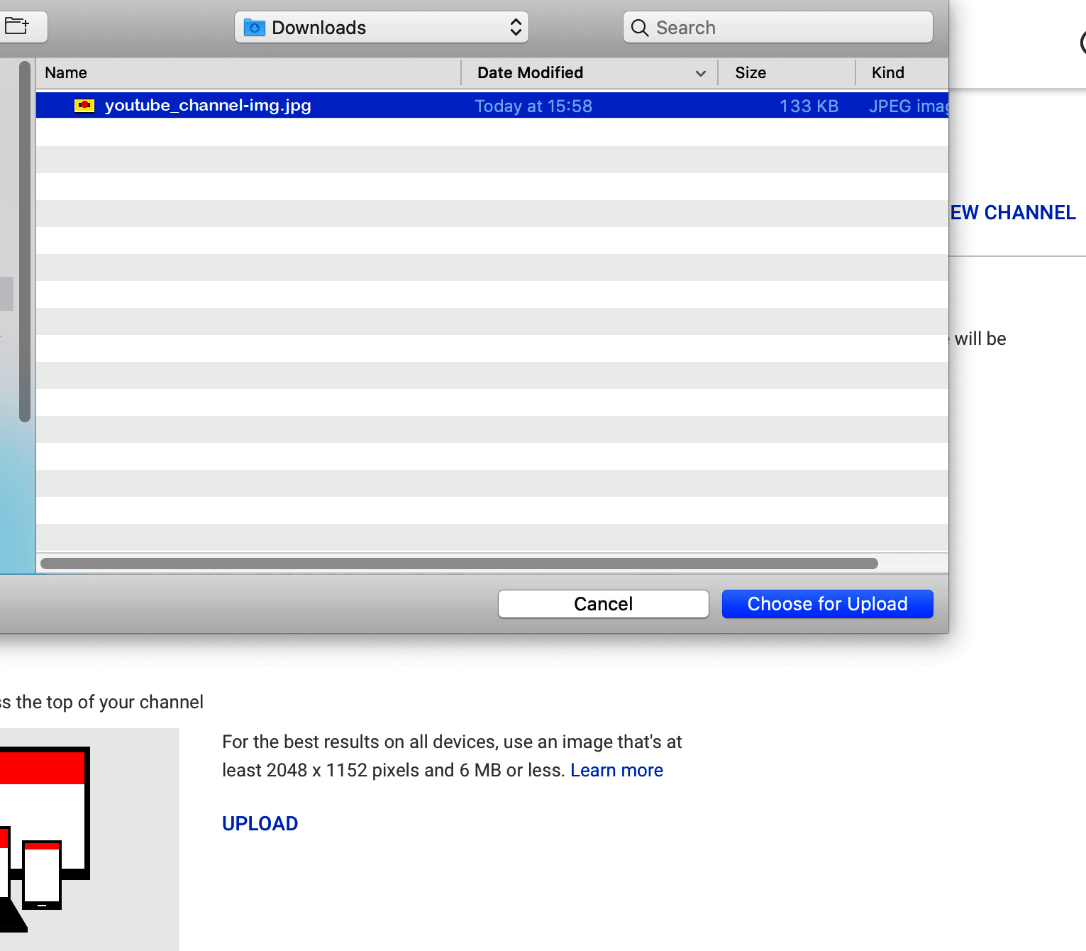 Creating a YouTube banner image: Banner image dimensions and uploading ...