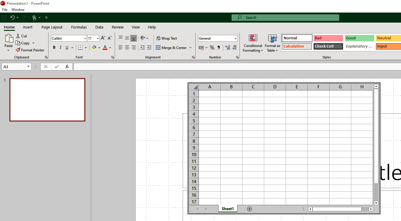 Inserting Excel into PowerPoint: Step-by-step instructions - IONOS