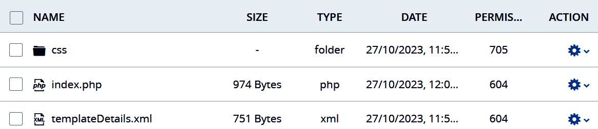 How to create a Joomla template - IONOS