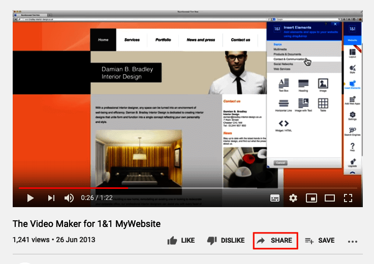YouTube timestamp link: linking videos with a start time marker - IONOS
