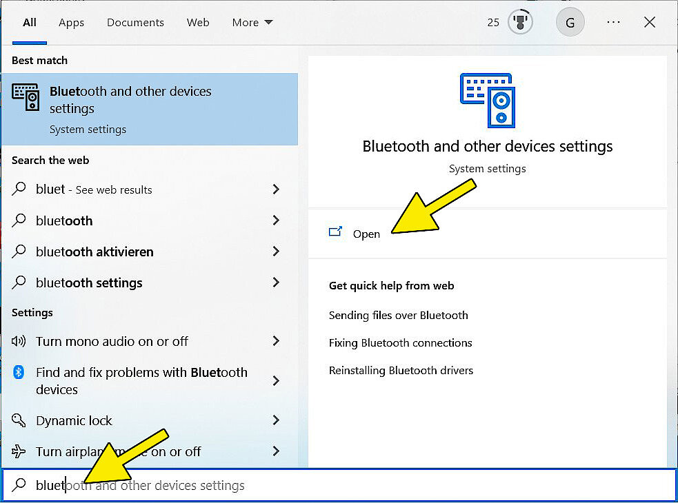 How to turn on Bluetooth in Windows 10 - IONOS