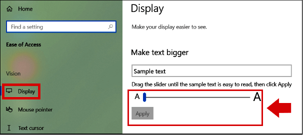 How to change the font size in Windows 10 - IONOS