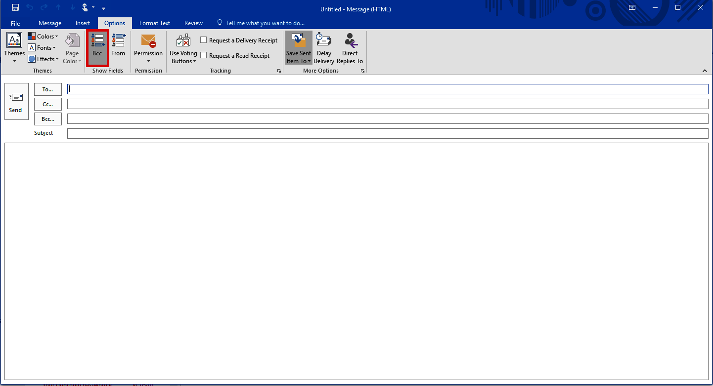 How to Use BCC in Outlook Emails - IONOS