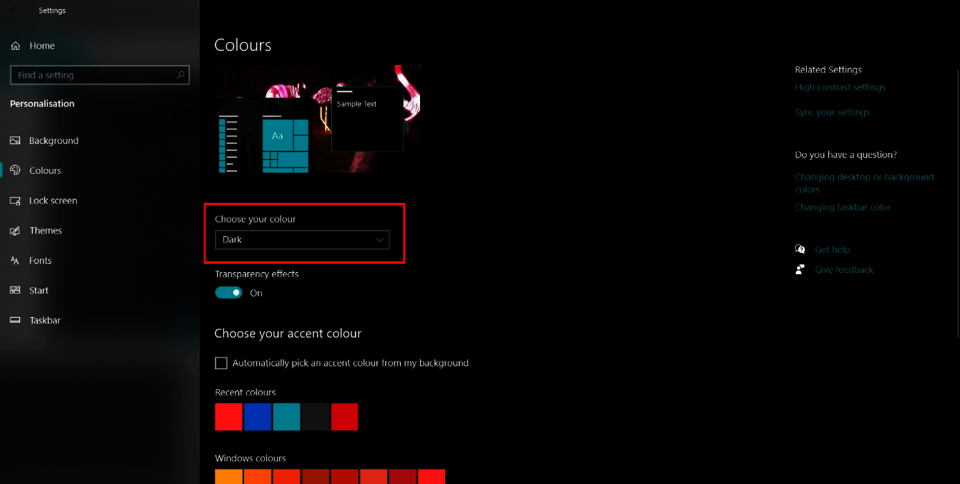 How to enable or disable Windows 10 dark mode - IONOS