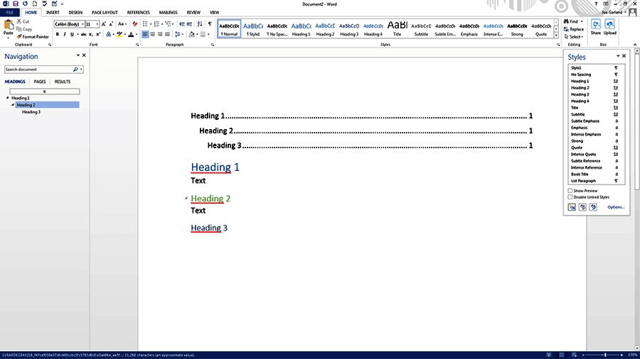 Word Styles: Creating and Modifying Styles in Word - IONOS