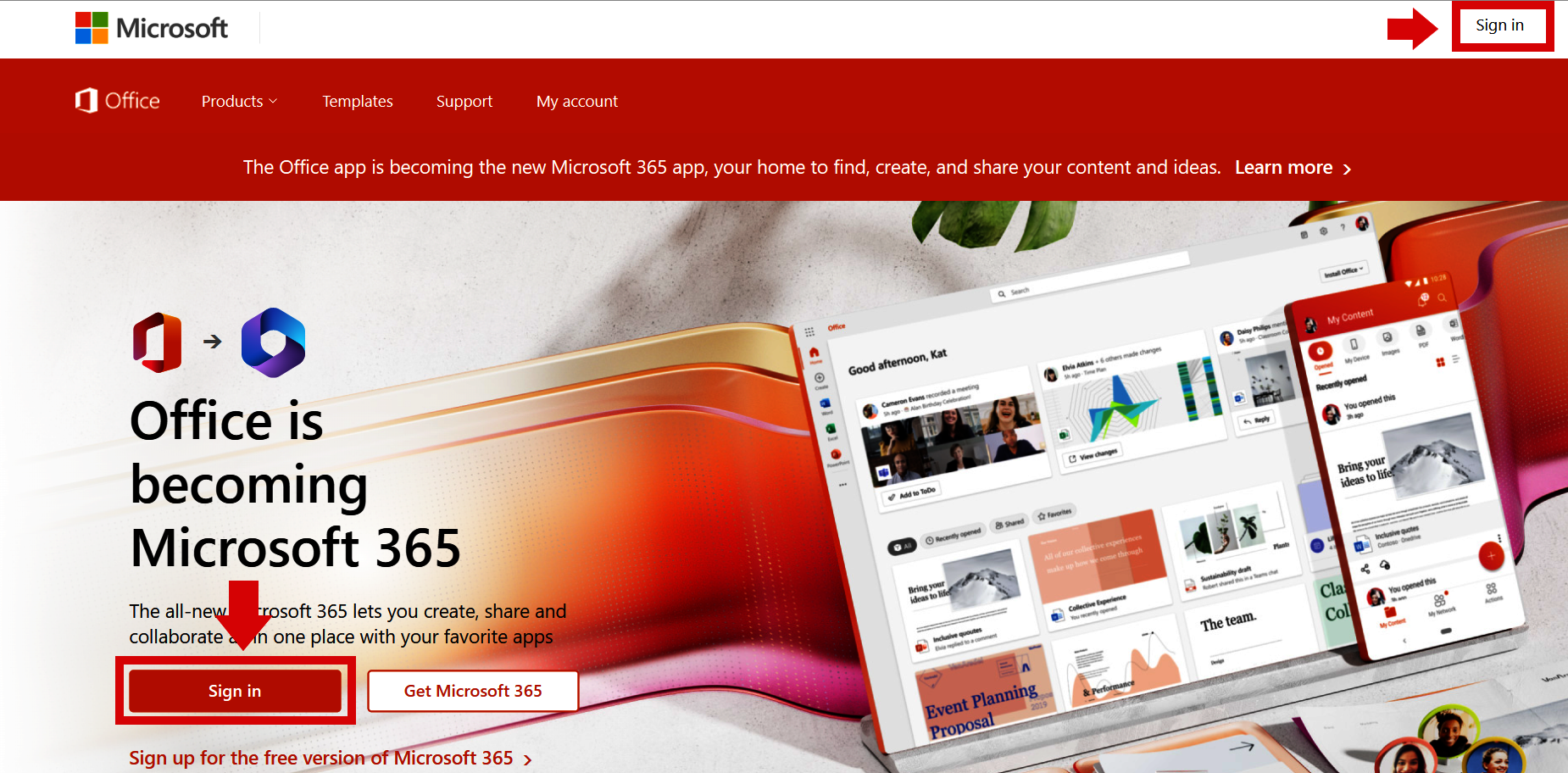 How to sign in to Microsoft 365 - IONOS