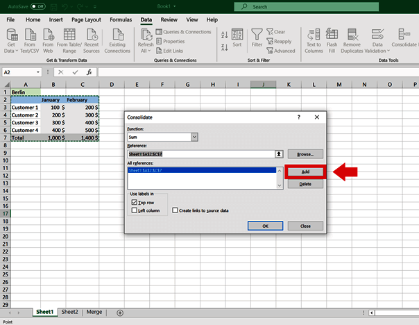 Merging data in Excel: A step-by-step guide - IONOS