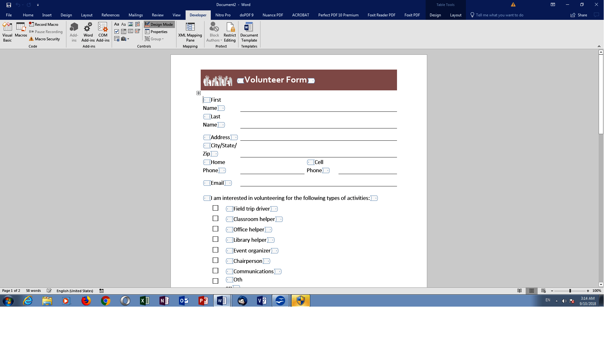 Create a fillable PDF form | How it works - IONOS