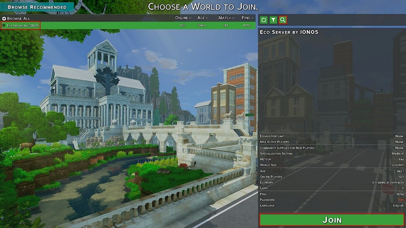 Eco server hosting - Step by step to your own eco server - IONOS