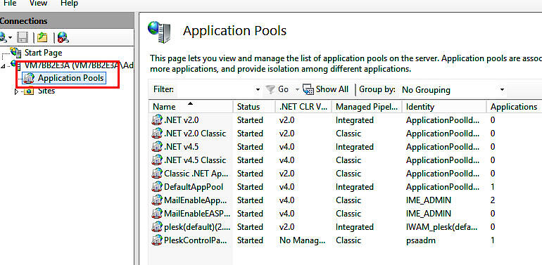 How to fix a server error in '/' application - IONOS
