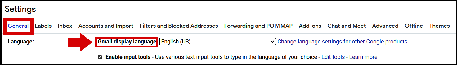 How to change the language in Gmail: easy guide - IONOS