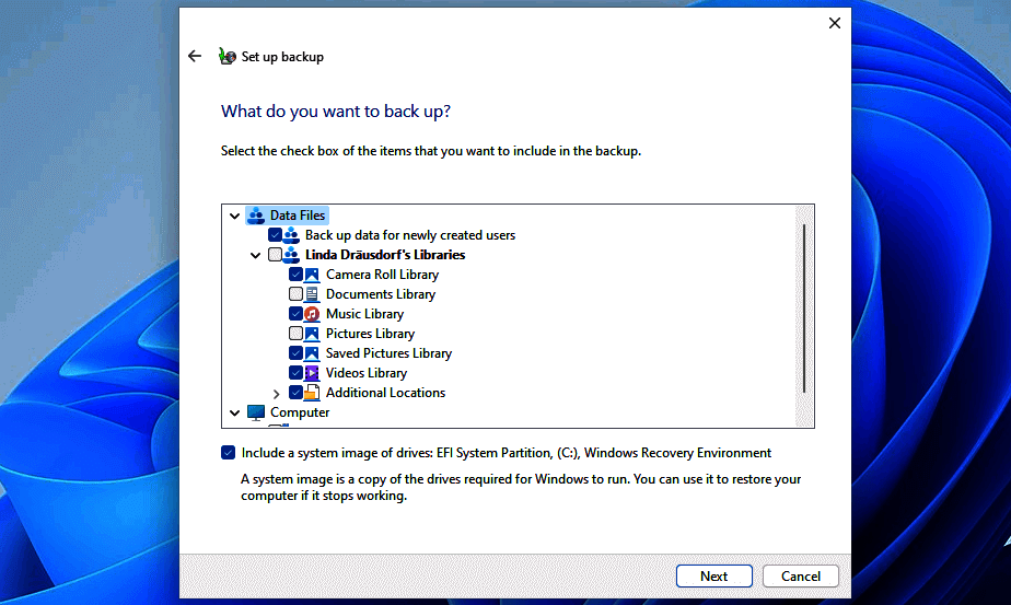 How to create a Windows 11 backup – step-by-step guide - IONOS