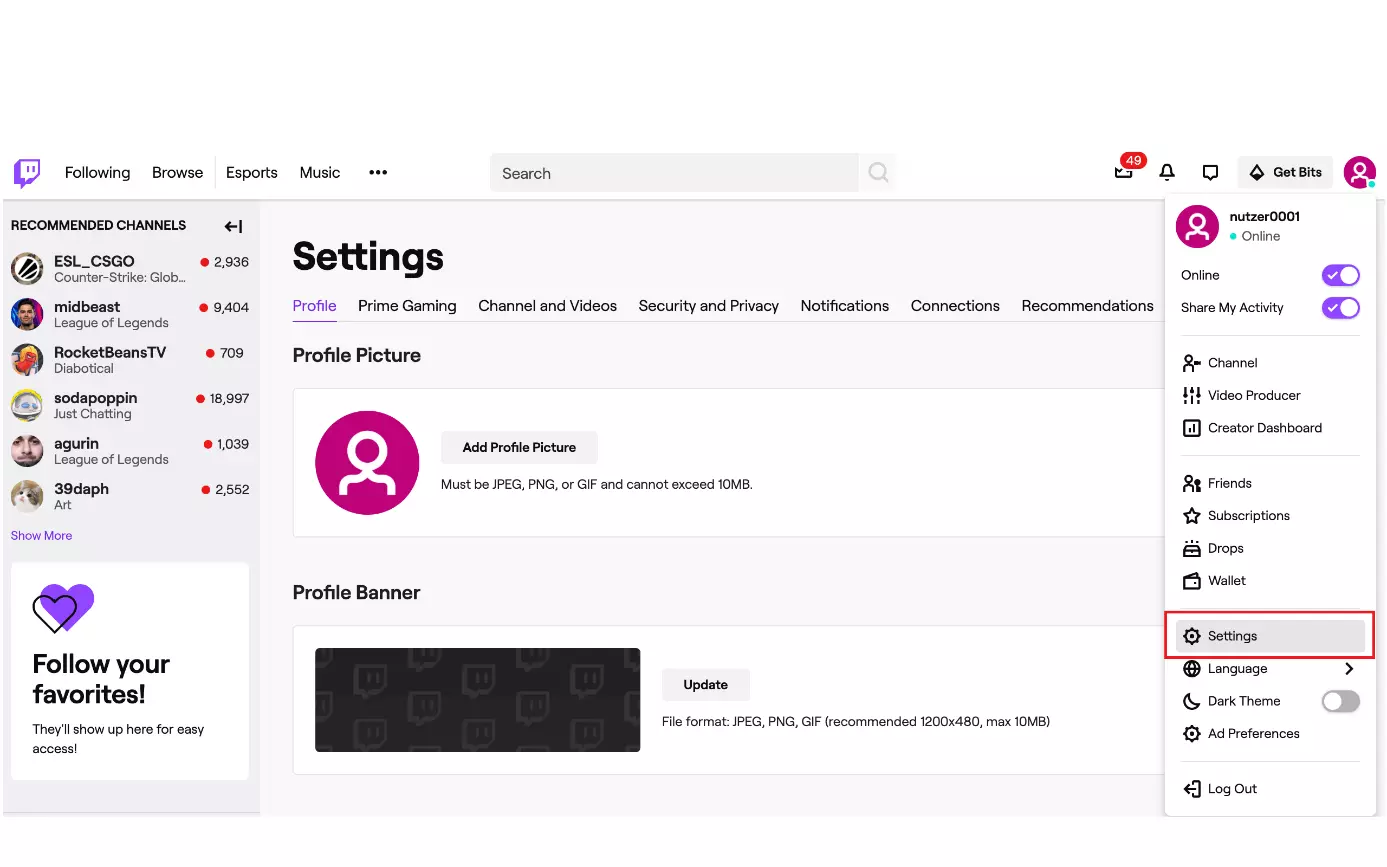 Delete a Twitch account: how to delete or disable your Twitch account - IONOS