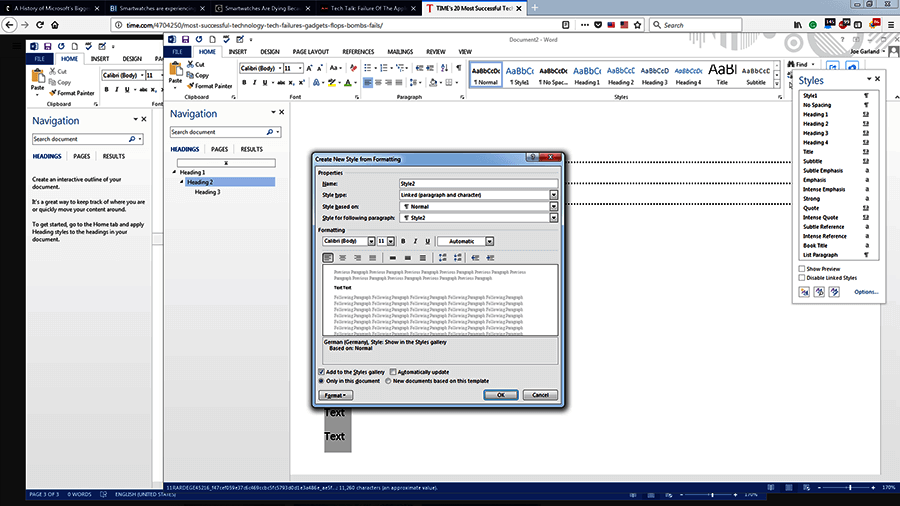 Word Styles: Creating and Modifying Styles in Word - IONOS
