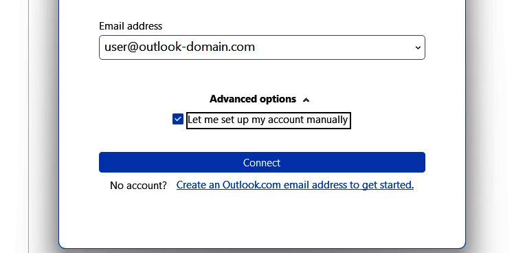 How to set up a custom domain with Outlook - IONOS