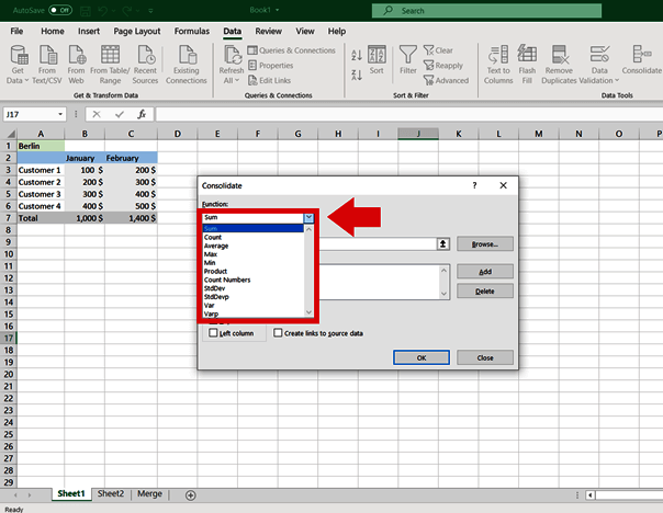 Merging data in Excel: A step-by-step guide - IONOS