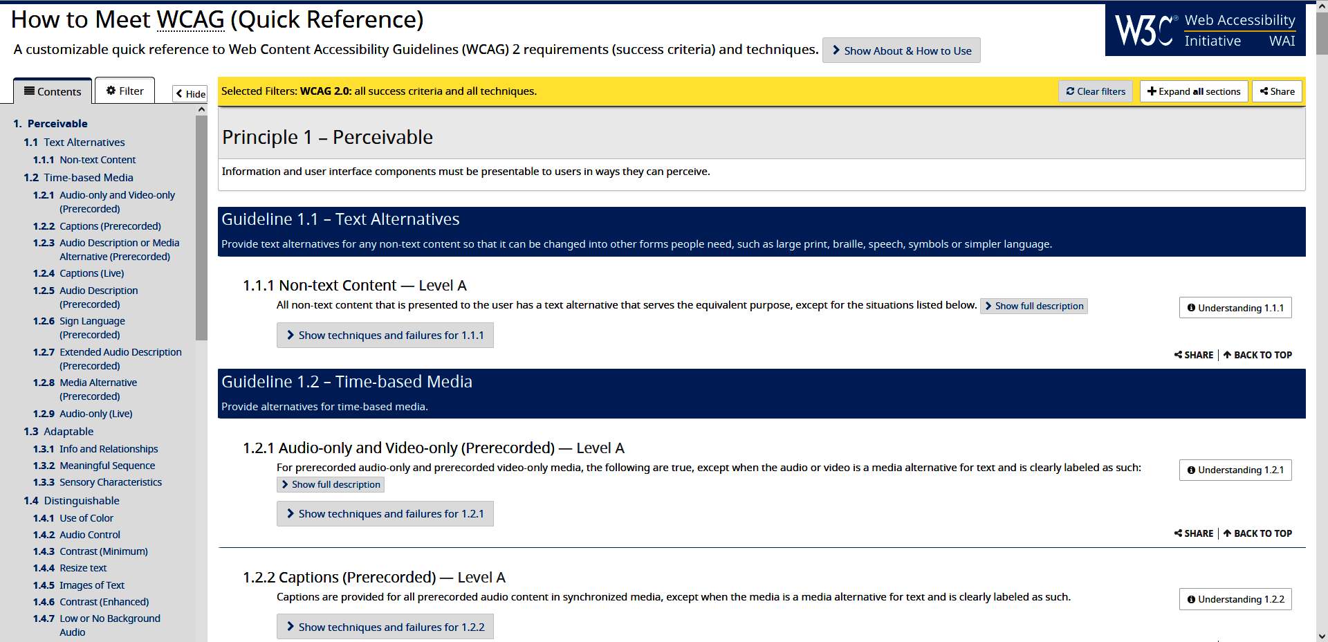WCAG - W3C guidelines - IONOS