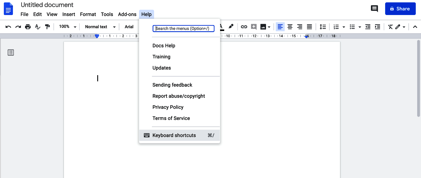 Google Docs shortcuts: keyboard shortcuts for Windows and macOS - IONOS