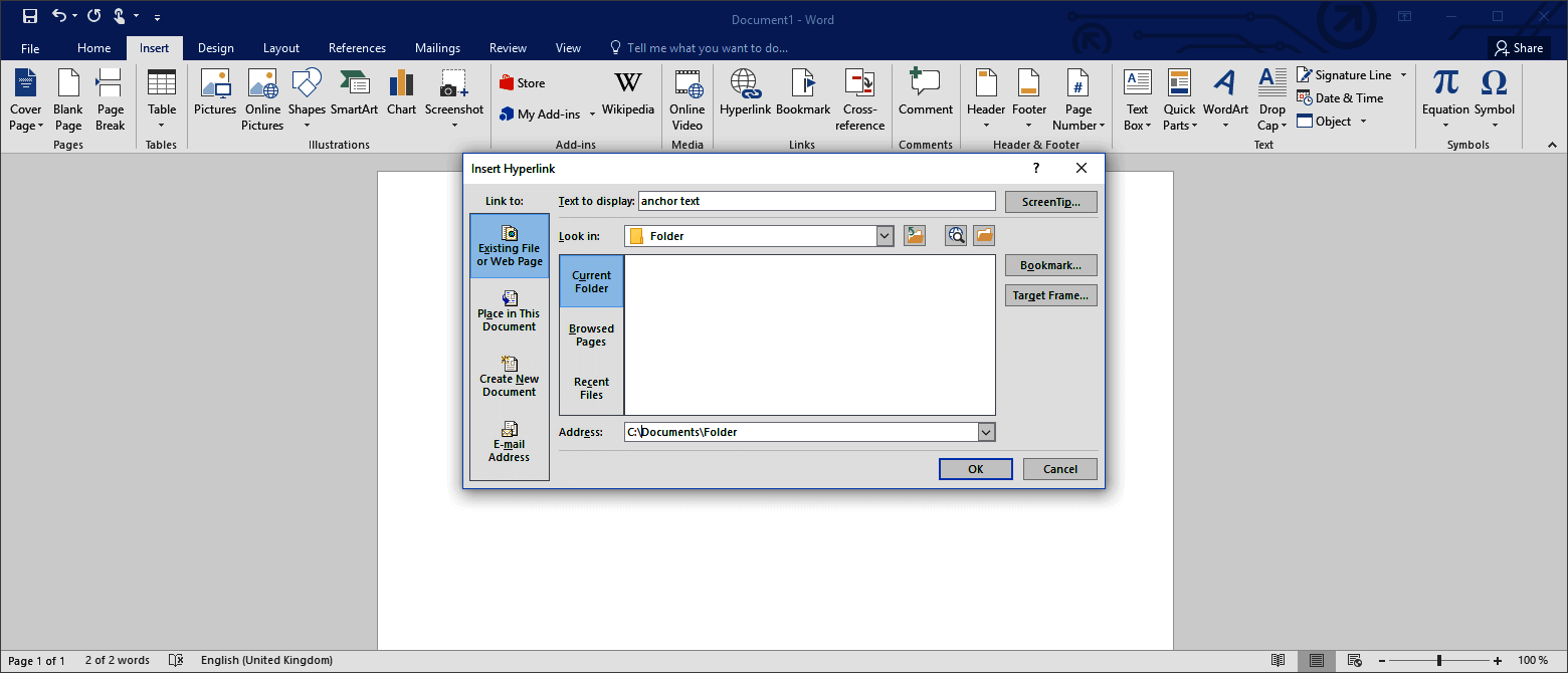 How to Create a Hyperlink | A Guide for Word, Excel or Outlook - IONOS