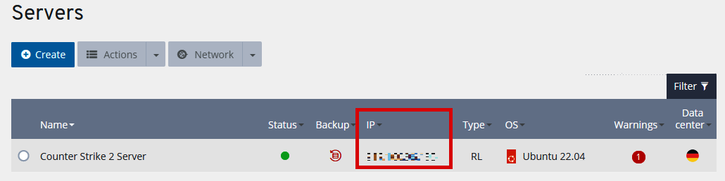 How to set up a CS2 server domain - IONOS