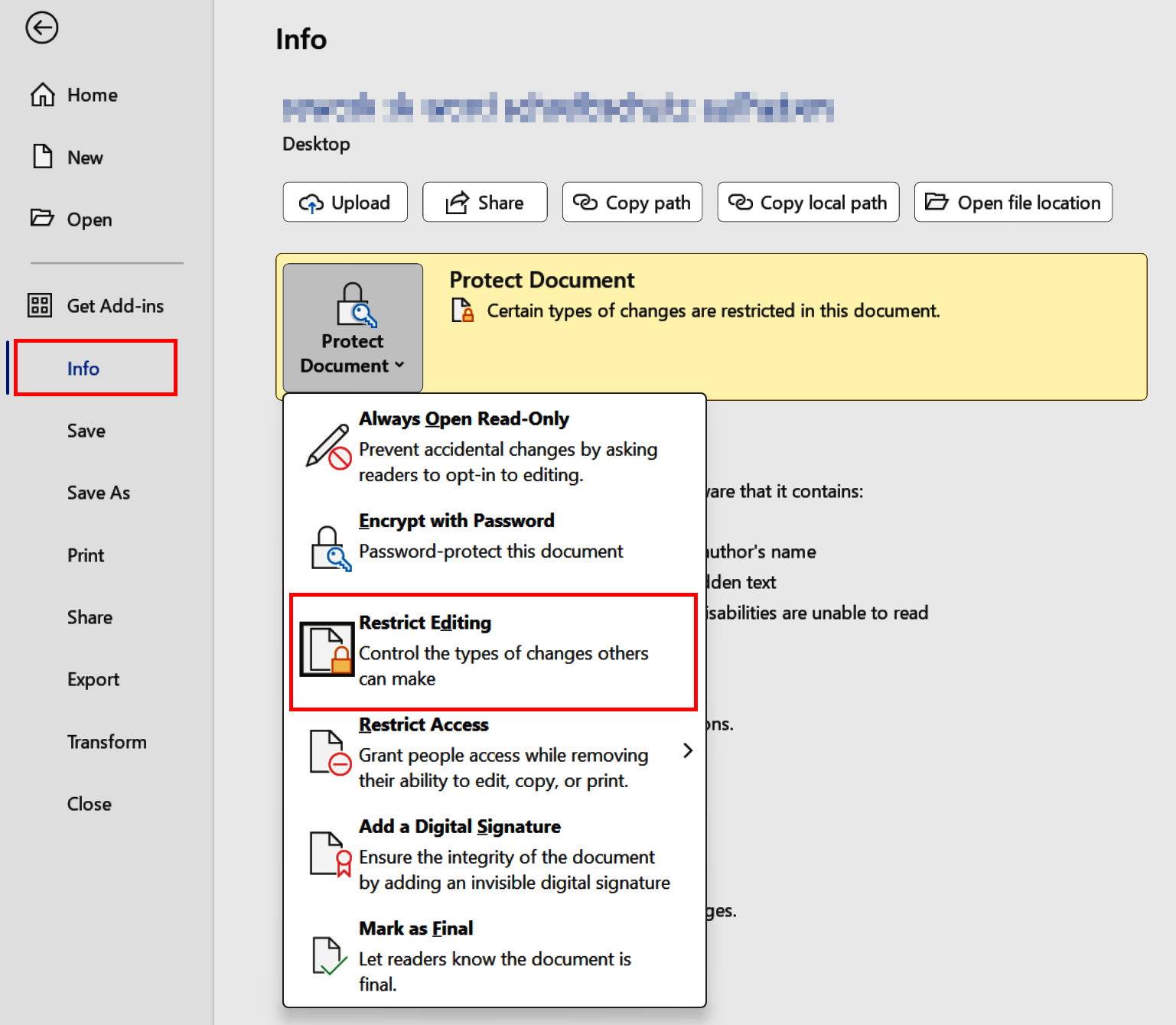 How to unlock a Word document - IONOS