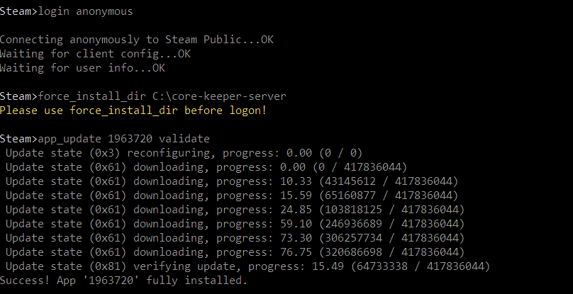 How to set up a Core Keeper server - IONOS