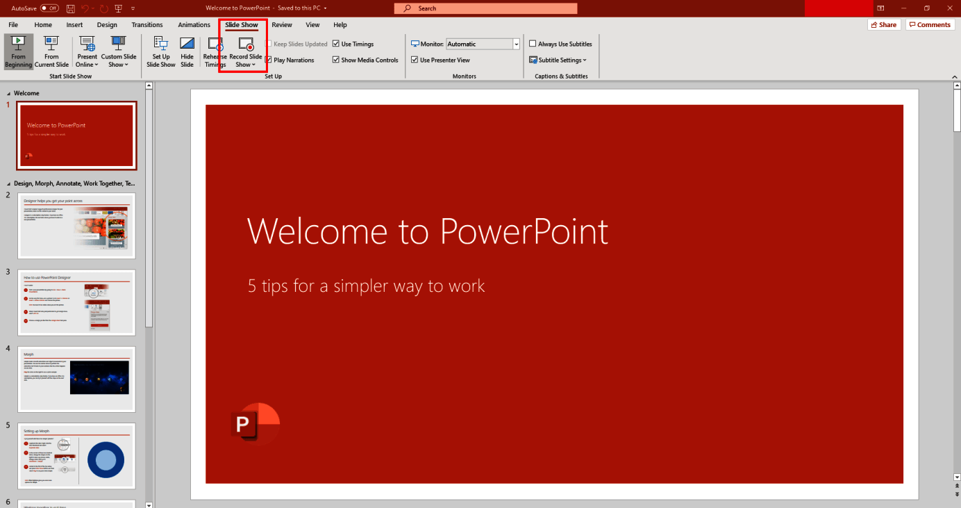 How to make a PowerPoint into a video: save PowerPoint as video - IONOS