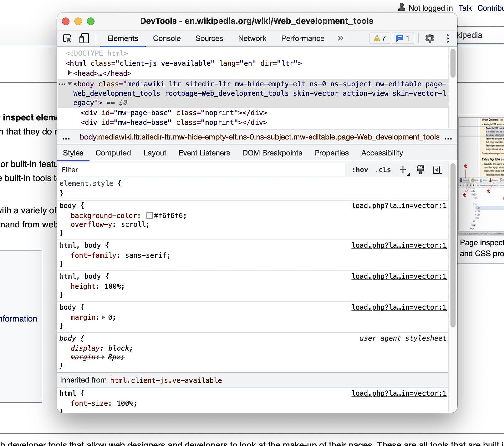 How to inspect elements with developer tools - IONOS