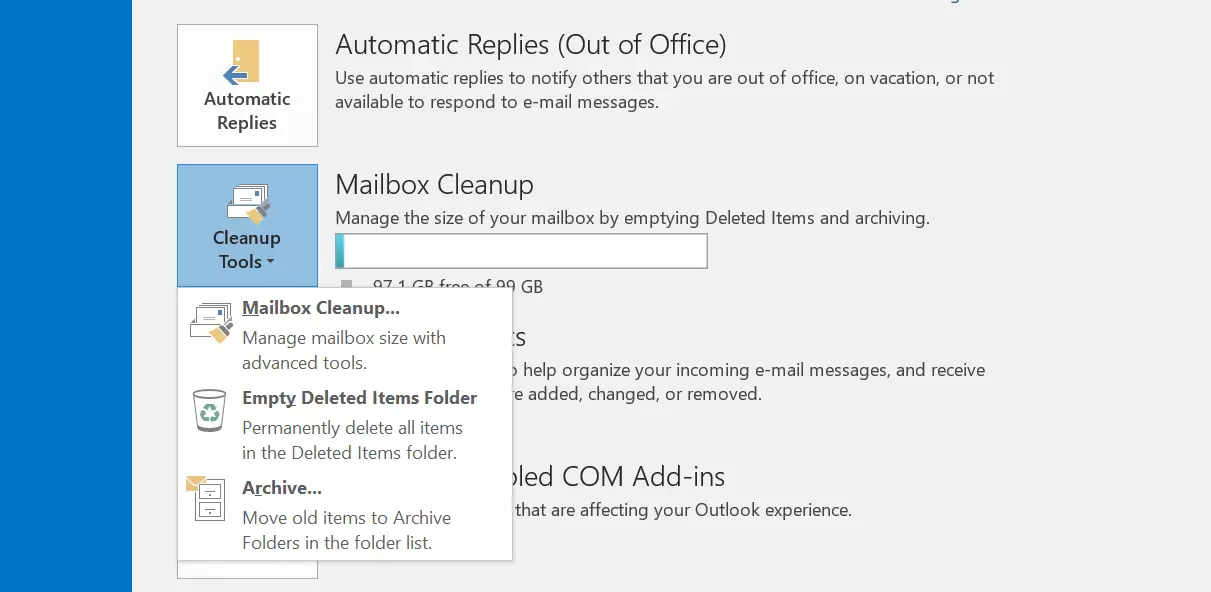 Archiving Outlook Emails | A Step-by-Step Guide - IONOS