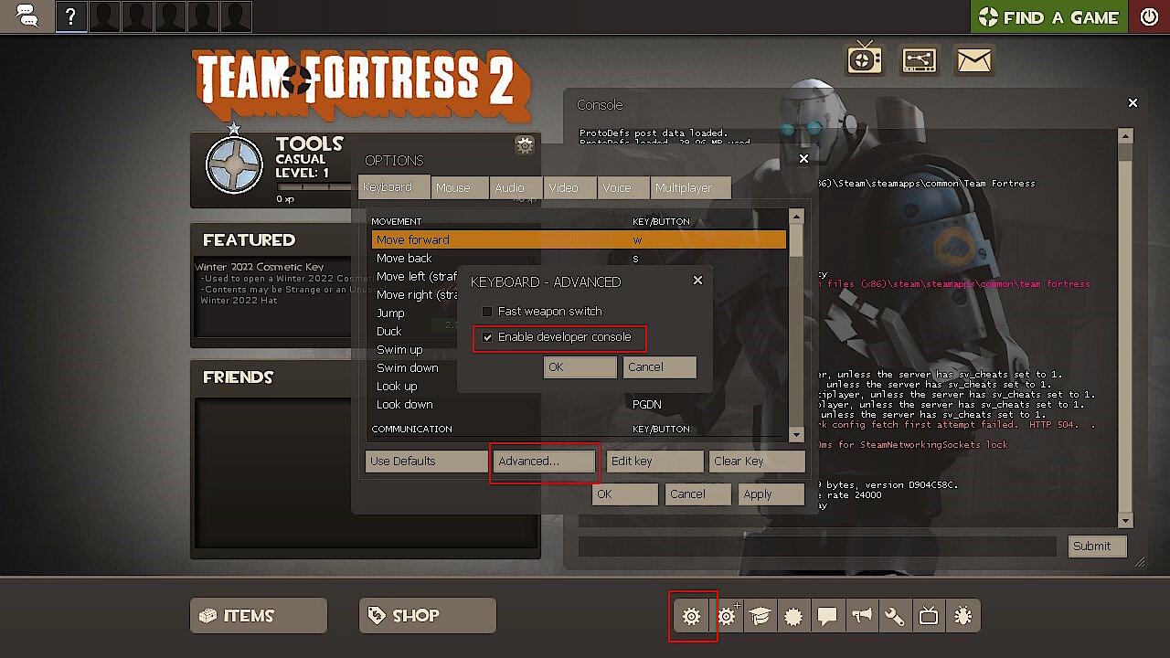 How to create a TF2 server - IONOS