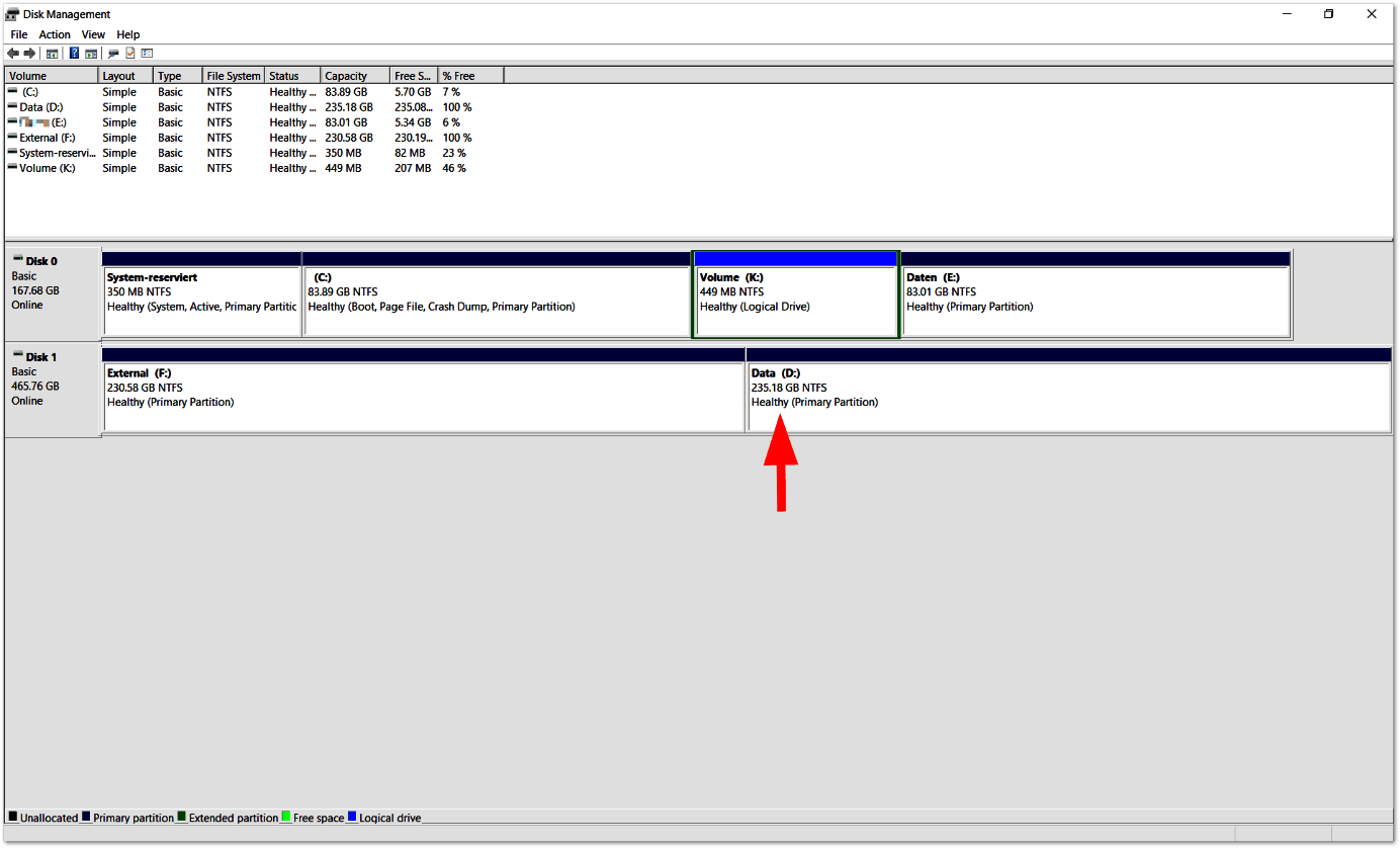 How to partition a hard drive in Windows 10 - IONOS