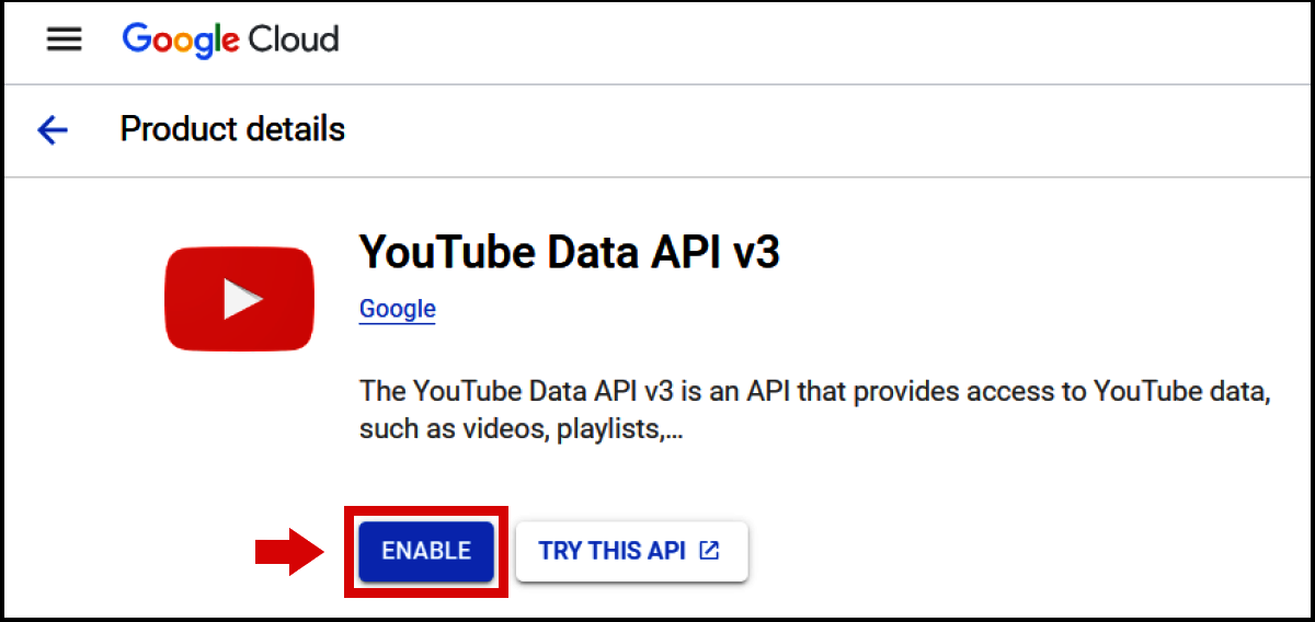 How to generate a YouTube API key - IONOS