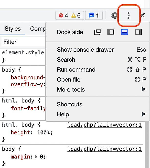 How to inspect elements with developer tools - IONOS