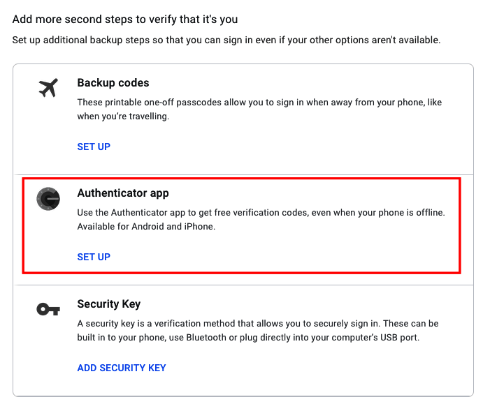 How to set up Google Authenticator - IONOS