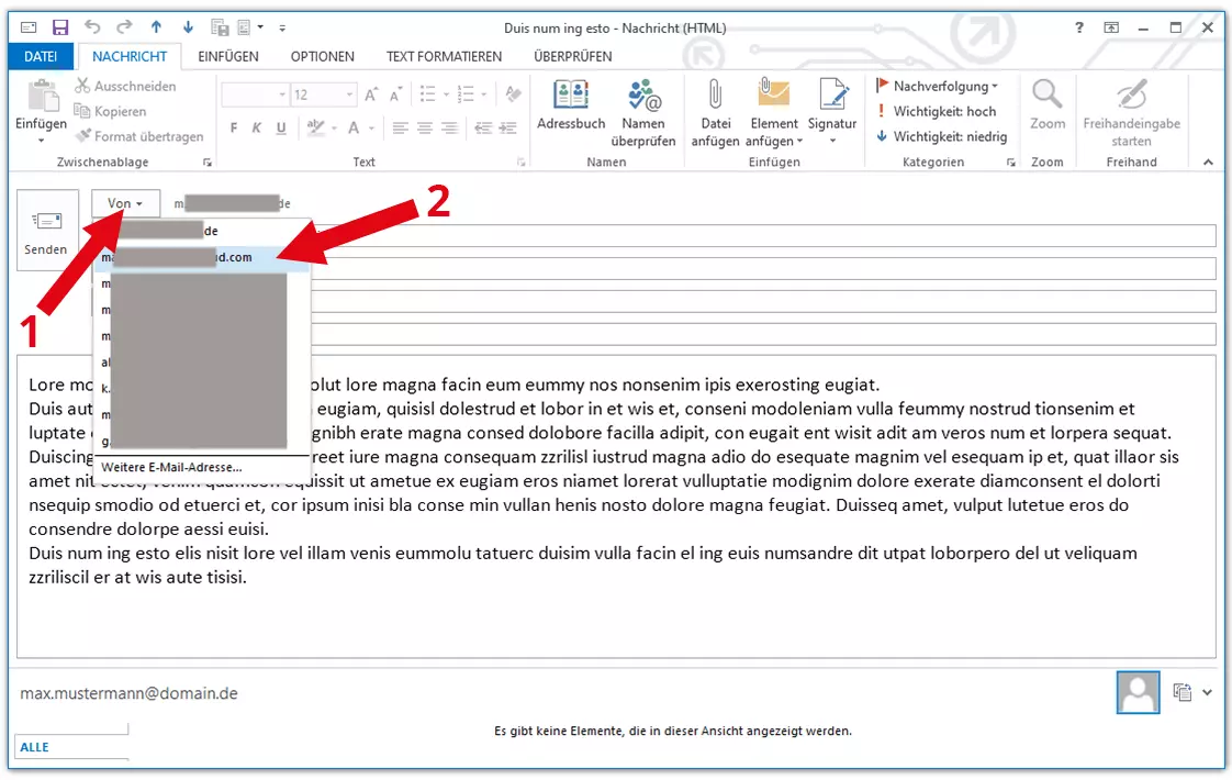 How to change the sender name in Outlook | Explainer with examples - IONOS