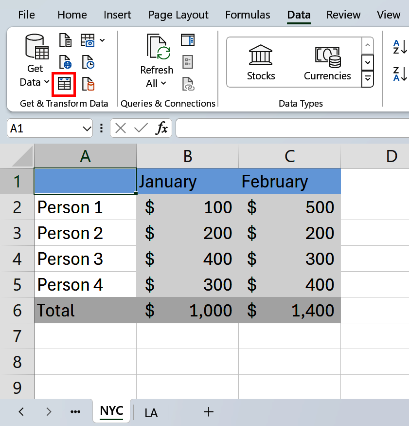 How to merge Excel files - IONOS