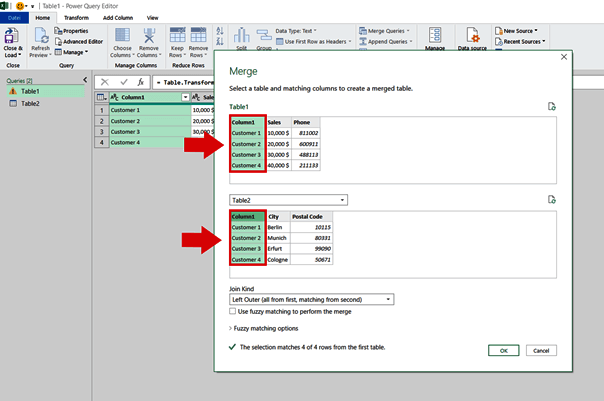 Merging data in Excel: A step-by-step guide - IONOS