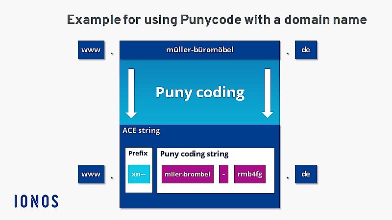 How to convert domain names with Punycode - IONOS