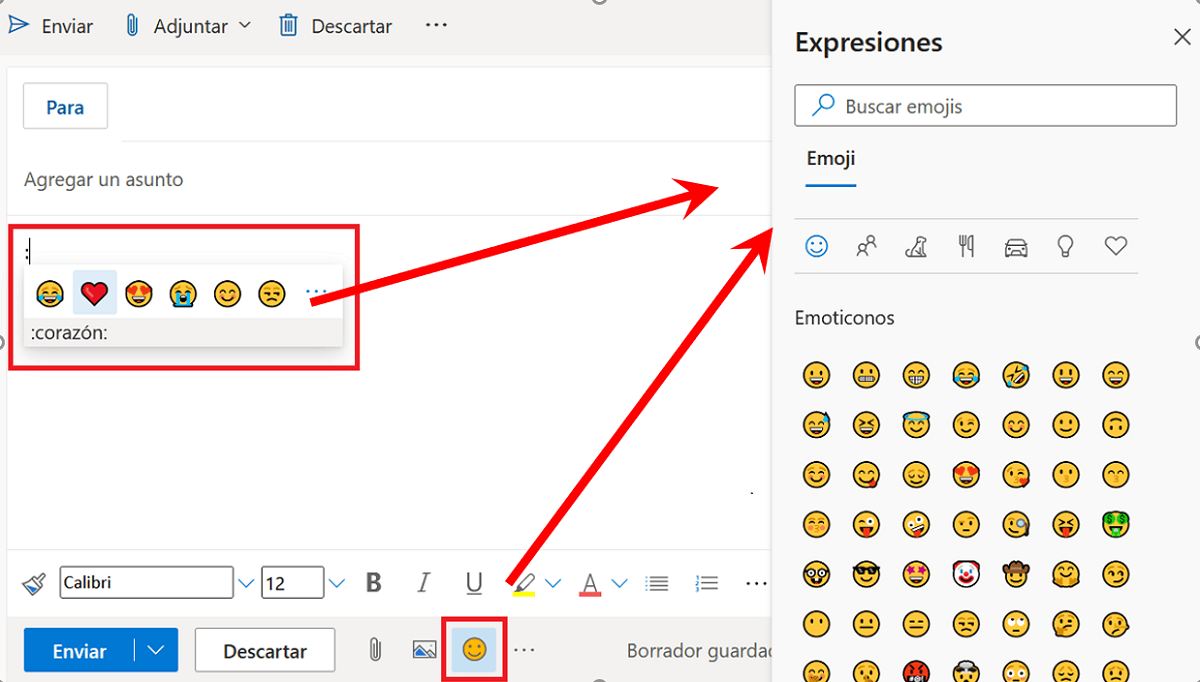 Emoticonos en Outlook: insertar emoticonos en Outlook - IONOS