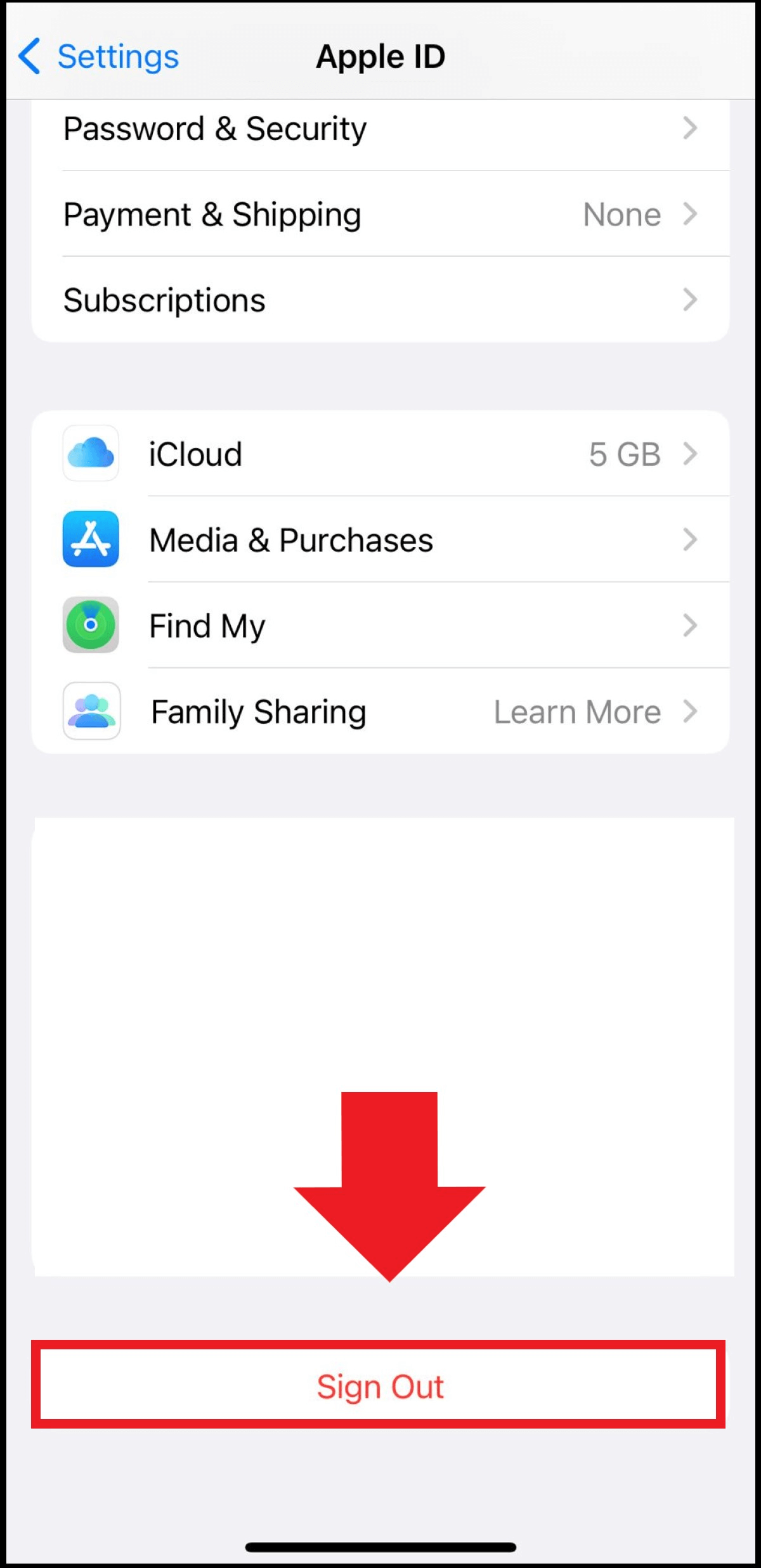 Como eliminar una cuenta de iCloud - IONOS