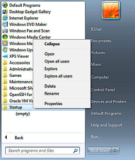 Programas de inicio en Windows 7: cómo se configuran - IONOS