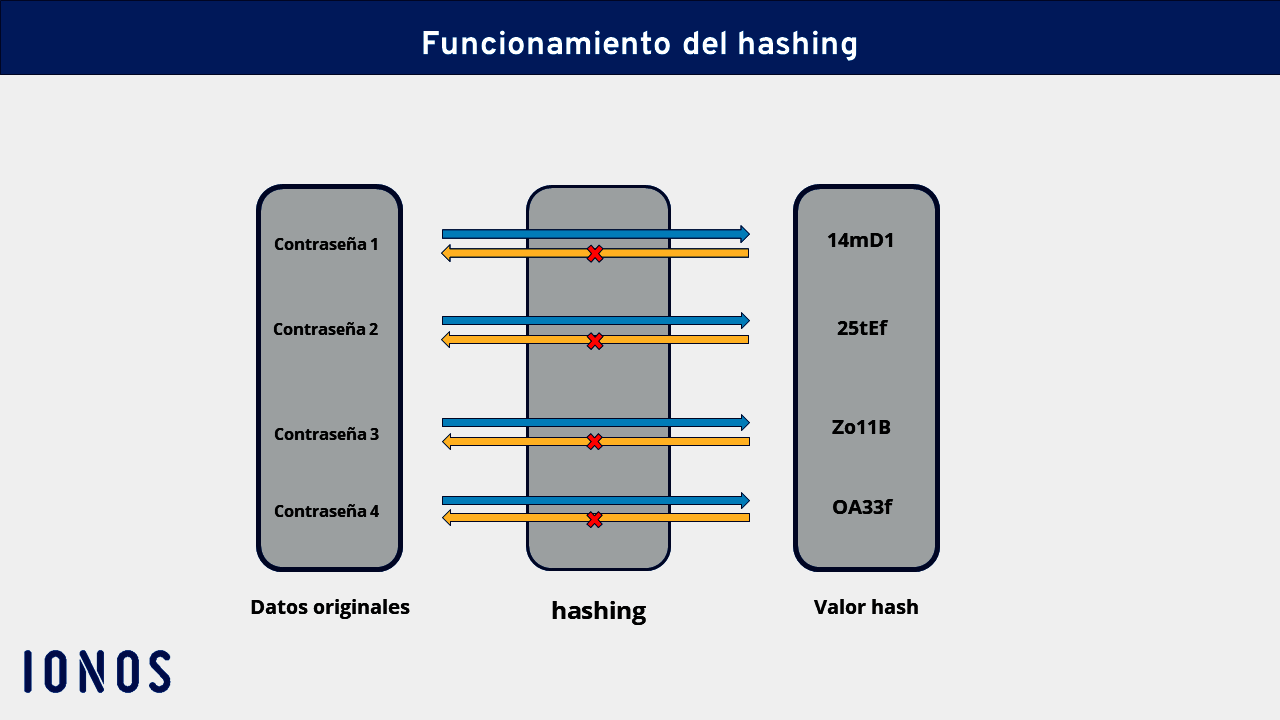 ¿Qué es el hashing y cómo funcionan los hash? - IONOS