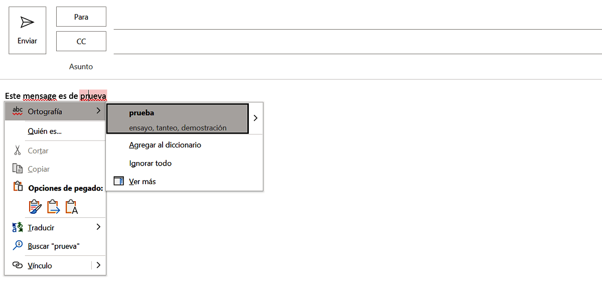 Cómo activar el corrector de ortografía en Outlook - IONOS