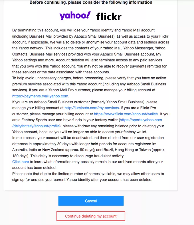 Cómo eliminar una cuenta de Yahoo: tutorial paso a paso - IONOS