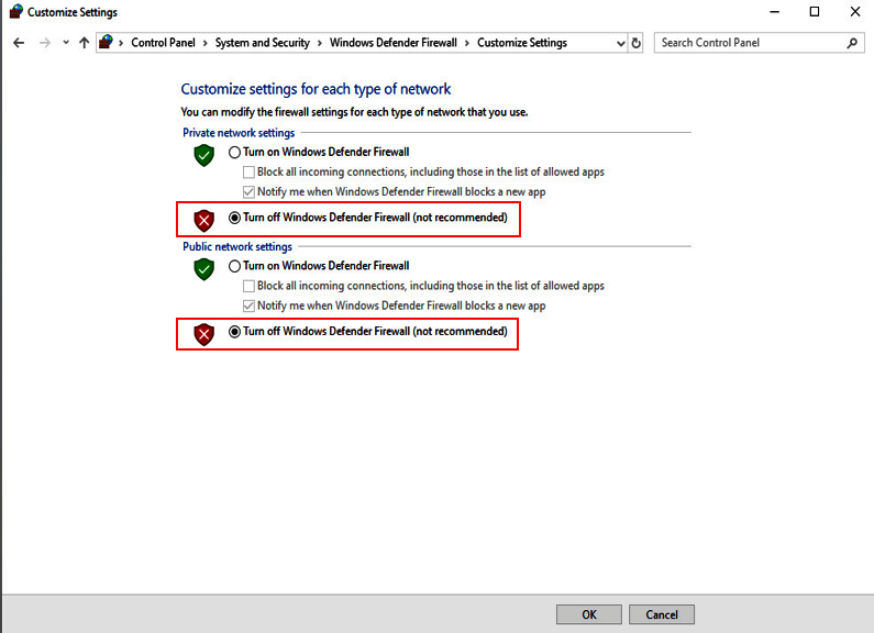 Cómo desactivar el firewall en Windows 10 - IONOS