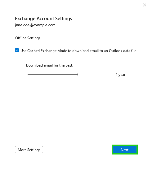 Setting up Microsoft Exchange® 2019 in Outlook 2024 - IONOS Help Setting up Microsoft Exchange® 2019 in Outlook 2024 - IONOS Help
